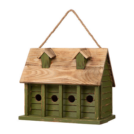 Click here for Glitzhome 14.25in Distressed Solid Wood Bird House... prices