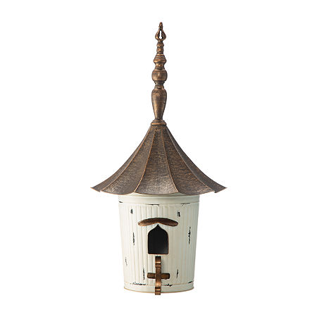 Click here for Glitzhome 29.75in Farmhouse Metal Pagoda Bird Hous... prices