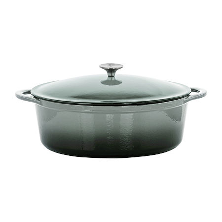 Click here for MegaChef 7-Qt Cast Iron Dutch Oven  One Size  Gray prices