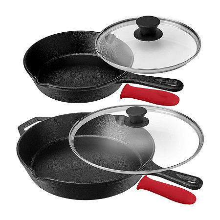Click here for MegaChef 6-pc. Cast Iron Non-Stick Cookware Set  O... prices