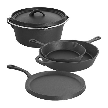 Click here for MegaChef 5-pc. Cast Iron Cookware Set  One Size  B... prices