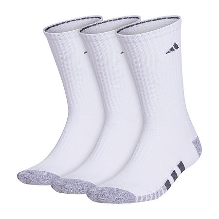 Click here for adidas Cushioned Mens 3 Pair Crew Socks  10-13  Wh... prices