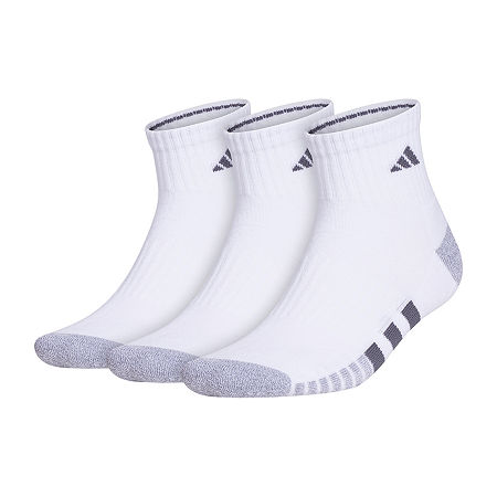 Click here for adidas Mens 3-pk. Cushioned Quarter Logo Socks - W... prices