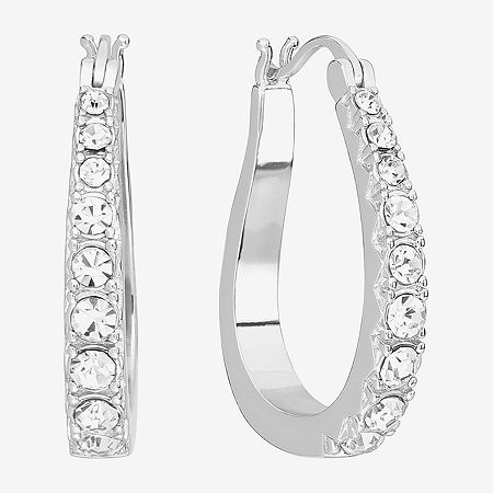 Click here for Sparkle Allure Womens Cubic Zirconia 27.4mm Hoop E... prices