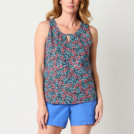 Click here for St. Johns Bay Womens Tall Keyhole Neck Sleeveless... prices