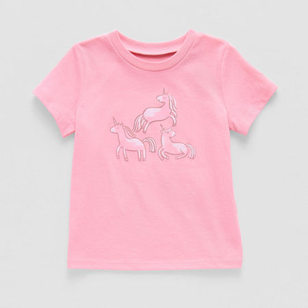 Click here for Okie Dokie Toddler & Little Girls Round Neck Short... prices