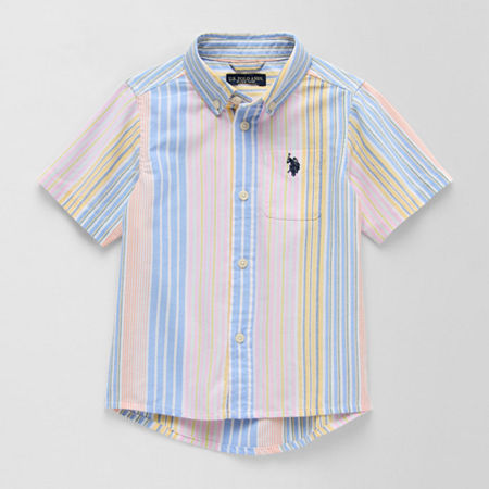 Click here for U.S. Polo Assn. Toddler Boys Y Neck Short Sleeve C... prices