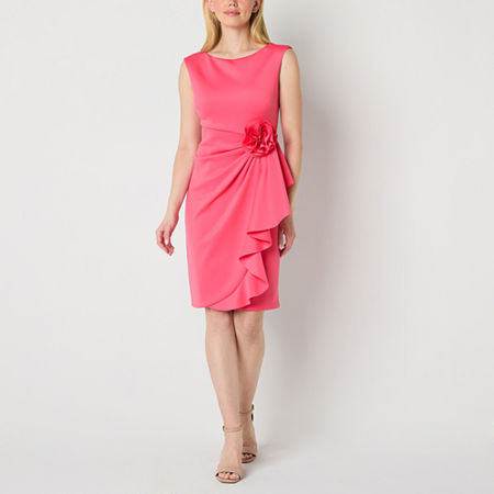 Click here for Jessica Howard Womens Applique Sleeveless Sheath D... prices