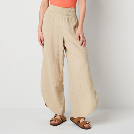 Click here for Arizona Womens Wide Leg Loose Fit Juniors Pull-On... prices