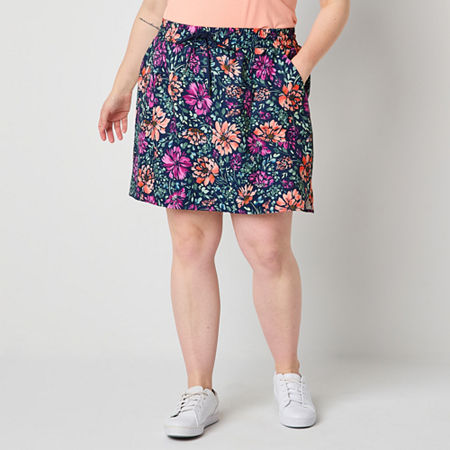 Click here for St. Johns Bay Womens Plus Skort  3x  Blue prices