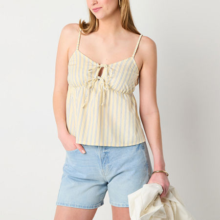 Click here for a.n.a Soft Drape Womens Split Tie Neck Sleeveless... prices