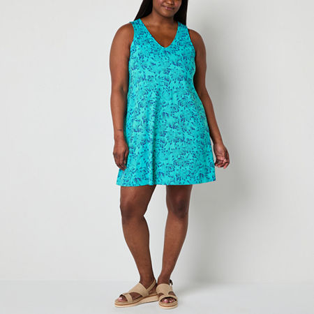 Click here for St. Johns Bay Womens Sleeveless Midi Swing Dresses... prices
