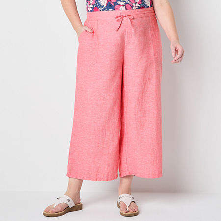Click here for Liz Claiborne Womens Wide Leg Mid Rise Plus Pull-O... prices