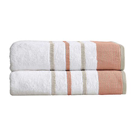 Click here for Luxury Cotton 2 Pc Decorative Bath Sheet Set  One... prices