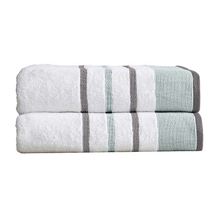 Click here for Luxury Cotton 2 Pc Decorative Bath Sheet Set  One... prices