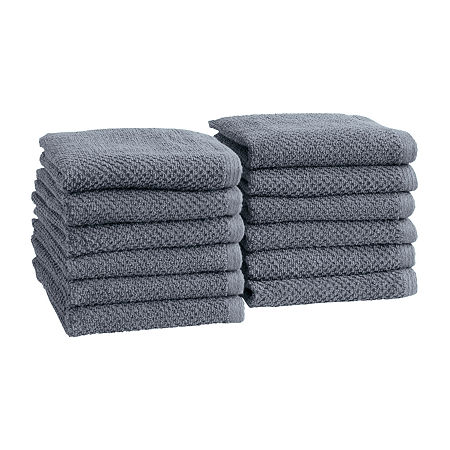 Click here for Linery Solid Cotton Textured Quick Dry Washcloth... prices