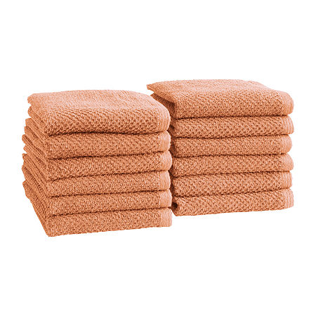 Click here for Linery Solid Cotton Textured Quick Dry Washcloth... prices