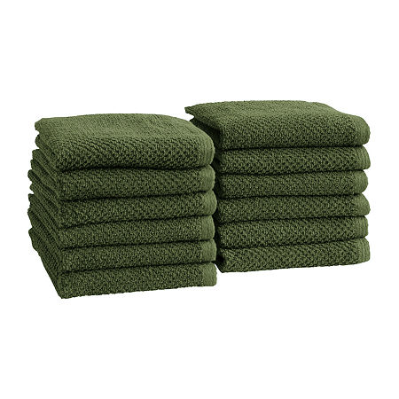 Click here for Linery Solid Cotton Textured Quick Dry Washcloth... prices