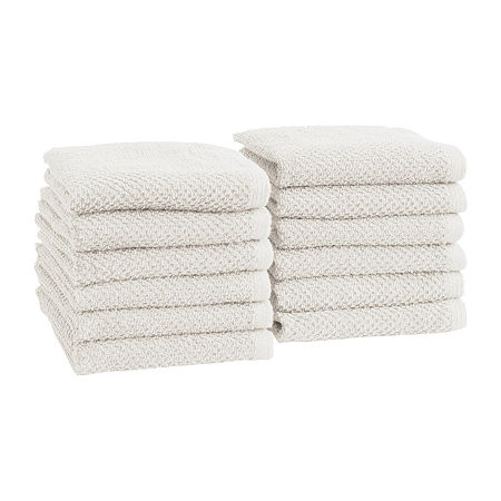 Click here for Linery Solid Cotton Textured Quick Dry Washcloth... prices