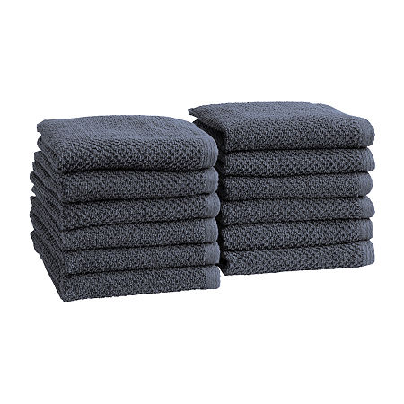 Click here for Linery Solid Cotton Textured Quick Dry Washcloth... prices