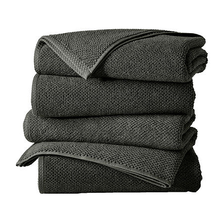 Click here for Linery Cotton Quick-Dry Loop Textured 4 Pc Bath To... prices