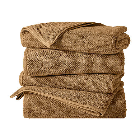 Click here for Linery Cotton Quick-Dry Loop Textured 4 Pc Bath To... prices