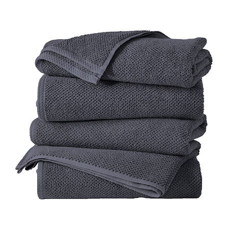 Click here for Linery Cotton Quick-Dry Loop Textured 4 Pc Bath To... prices