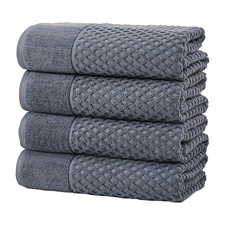 Click here for Linery Cotton Quick-Dry Textured 4 Pc Bath Towels... prices