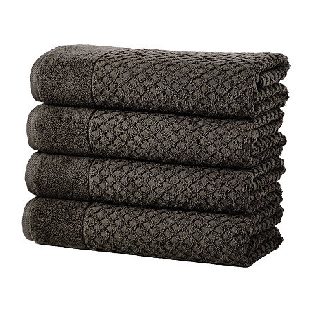 Click here for Linery Cotton Quick-Dry Textured 4 Pc Bath Towels... prices