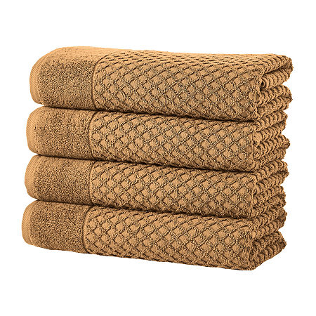 Click here for Linery Cotton Quick-Dry Textured 4 Pc Bath Towels... prices