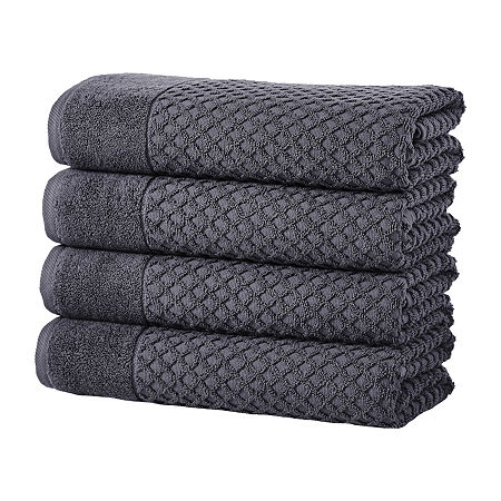 Click here for Linery Cotton Quick-Dry Textured 4 Pc Bath Towels... prices