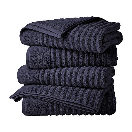 Click here for Linery Luxurious Cotton 4 Pk Bath Towel Set  One S... prices