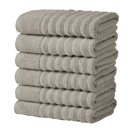 Click here for Linery Luxurious Cotton 6 Pk Hand Towel Set  One S... prices
