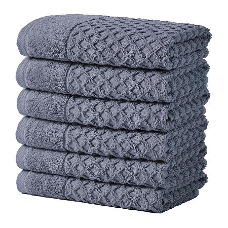 Click here for Linery Cotton Quick-Dry Textured 6 Pc Hand Towels... prices