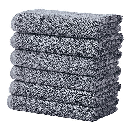 Click here for Linery Cotton Quick-Dry Loop Textured 6 Pc Hand To... prices