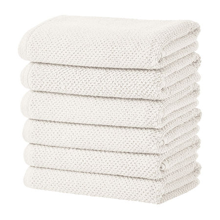 Click here for Linery Popcorn 6-pc. Hand Towel  One Size  Beige prices