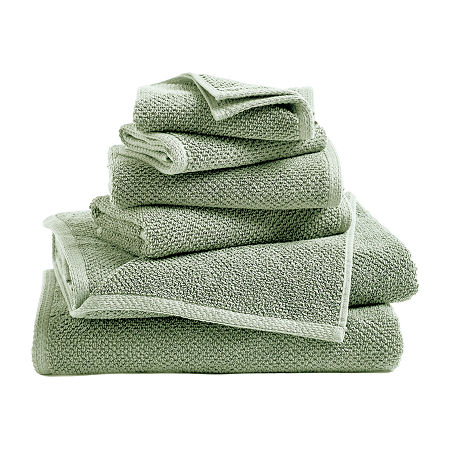 Click here for Linery Cotton Quick-Dry Loop Textured 6 Pc Towel S... prices