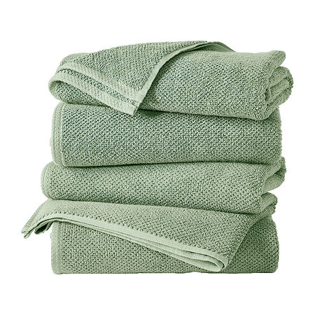 Click here for Linery Popcorn 4-pc. Quick Dry Bath Towel  One Siz... prices