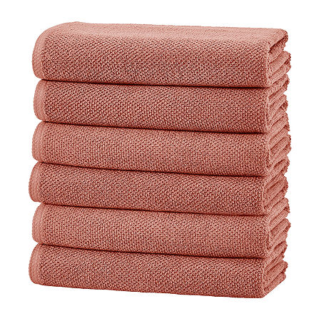 Click here for Linery Cotton Quick-Dry Loop Textured 6 Pc Hand To... prices