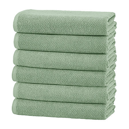 Click here for Linery Popcorn 6-pc. Hand Towel  One Size  Blue prices