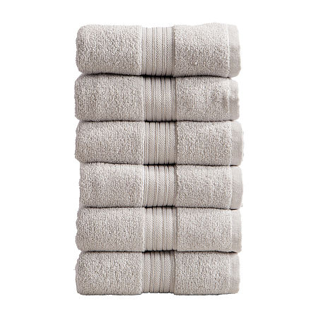 Click here for Linery 6-pc. Hand Towel  One Size  Gray prices
