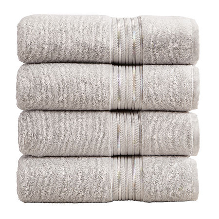 Click here for Linery 4-pc. Quick Dry Bath Towel  One Size  Gray prices