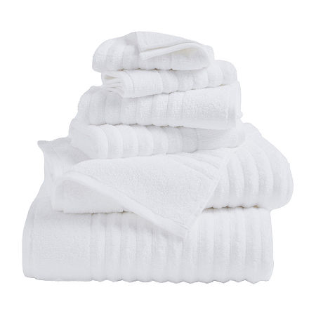 Click here for Linery Ribbed Cotton 6-pc. Quick Dry Bath Towel Se... prices
