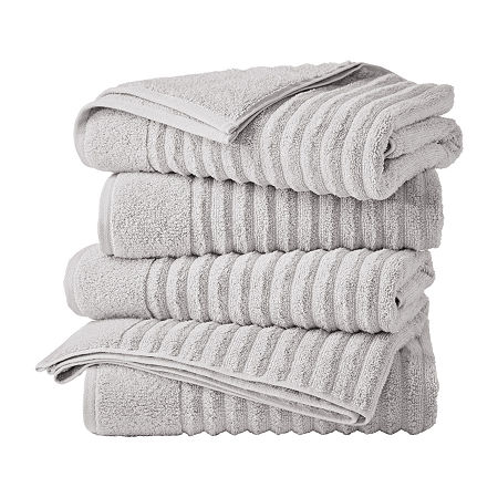 Click here for Linery Luxurious Cotton 4 Pk Bath Towel Set  One S... prices