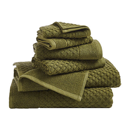 Click here for Linery Diamond 6-pc. Quick Dry Bath Towel Set  One... prices