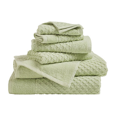 Click here for Linery Diamond 6-pc. Quick Dry Bath Towel Set  One... prices