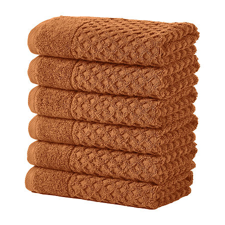 Click here for Linery Diamond 6-pc. Hand Towel  One Size  Brown prices