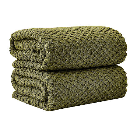 Click here for Linery Cotton Waffle Oversized 2-pc. Bath Sheet  O... prices