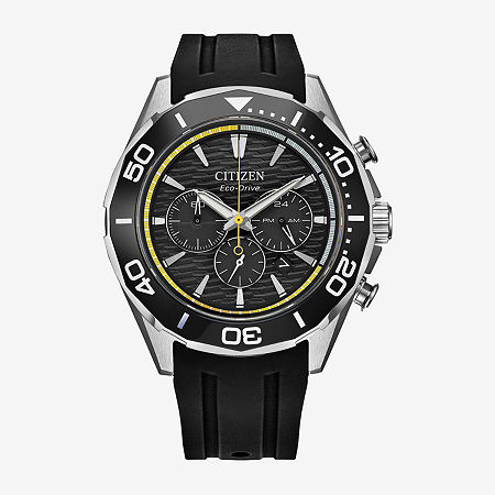 Click here for Citizen Mens Endeavor Chronograph Black Strap Watc... prices