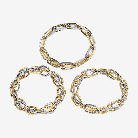 Click here for Bold Elements Womens 3-pc. Bracelet Set  One Size... prices